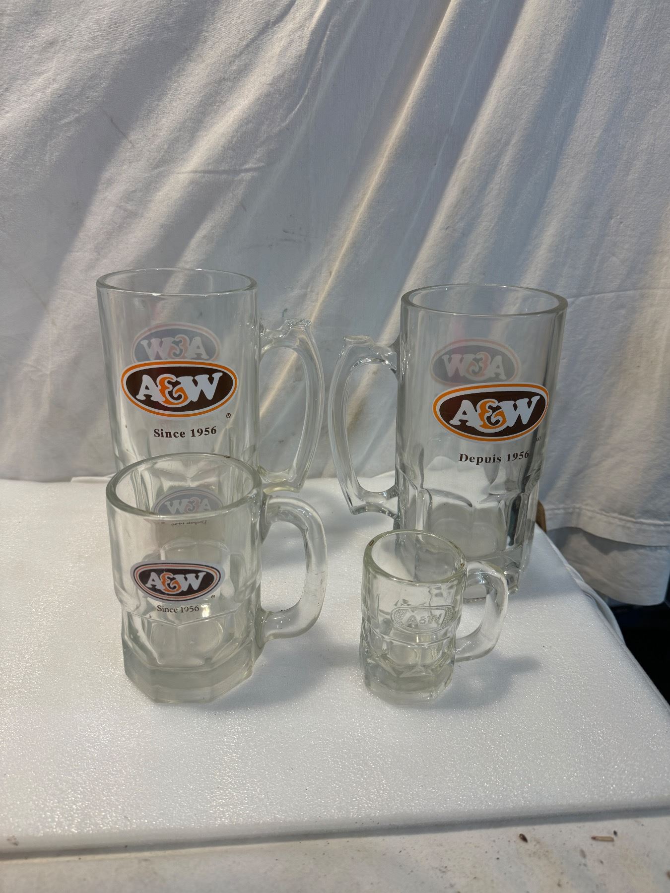 A&W mugs
