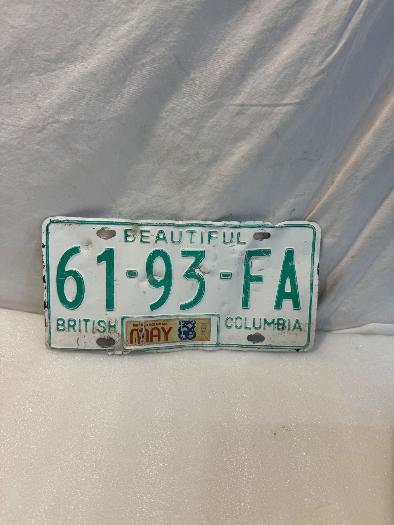 Bc license plate