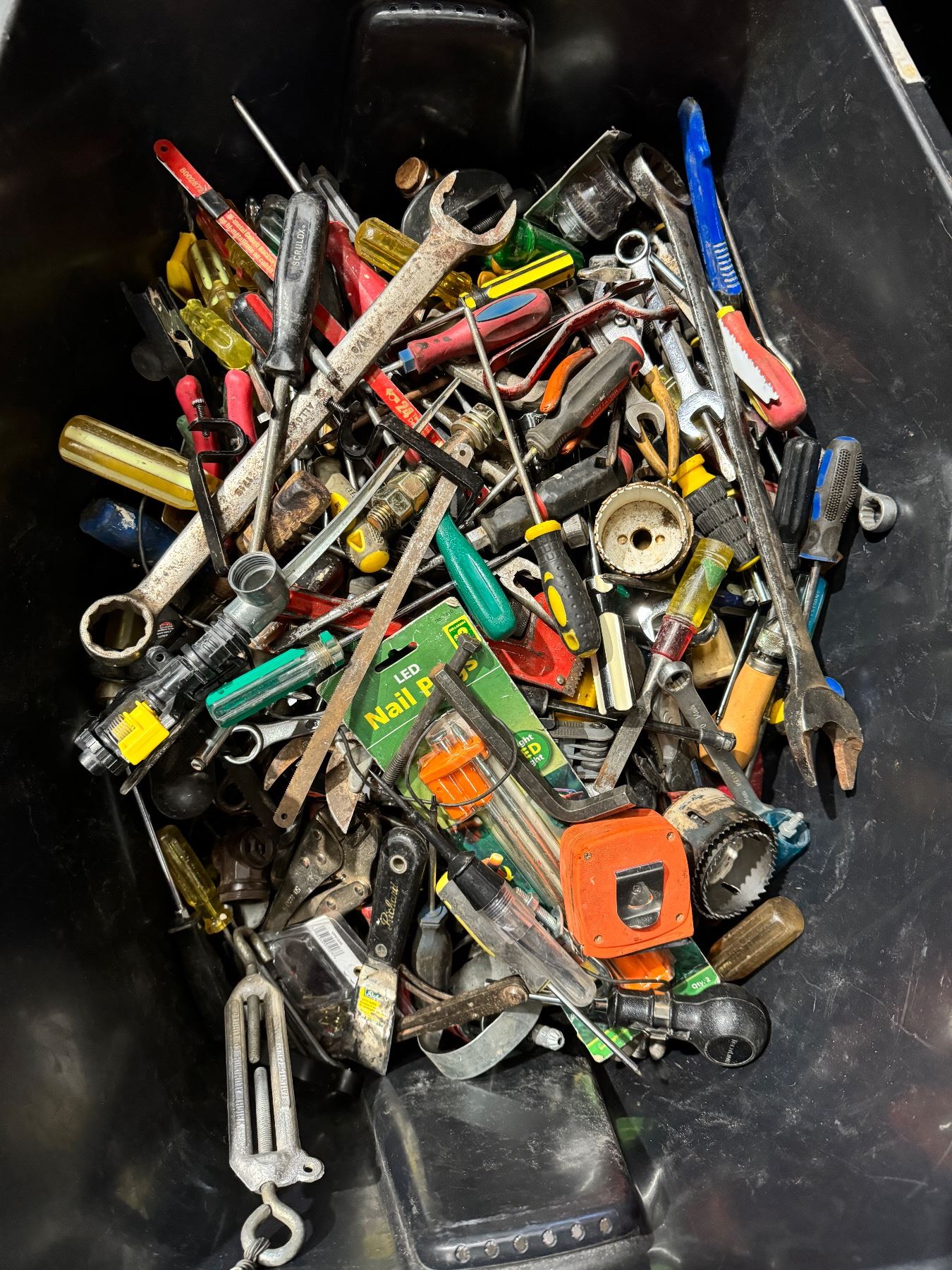 Big bin of tools
