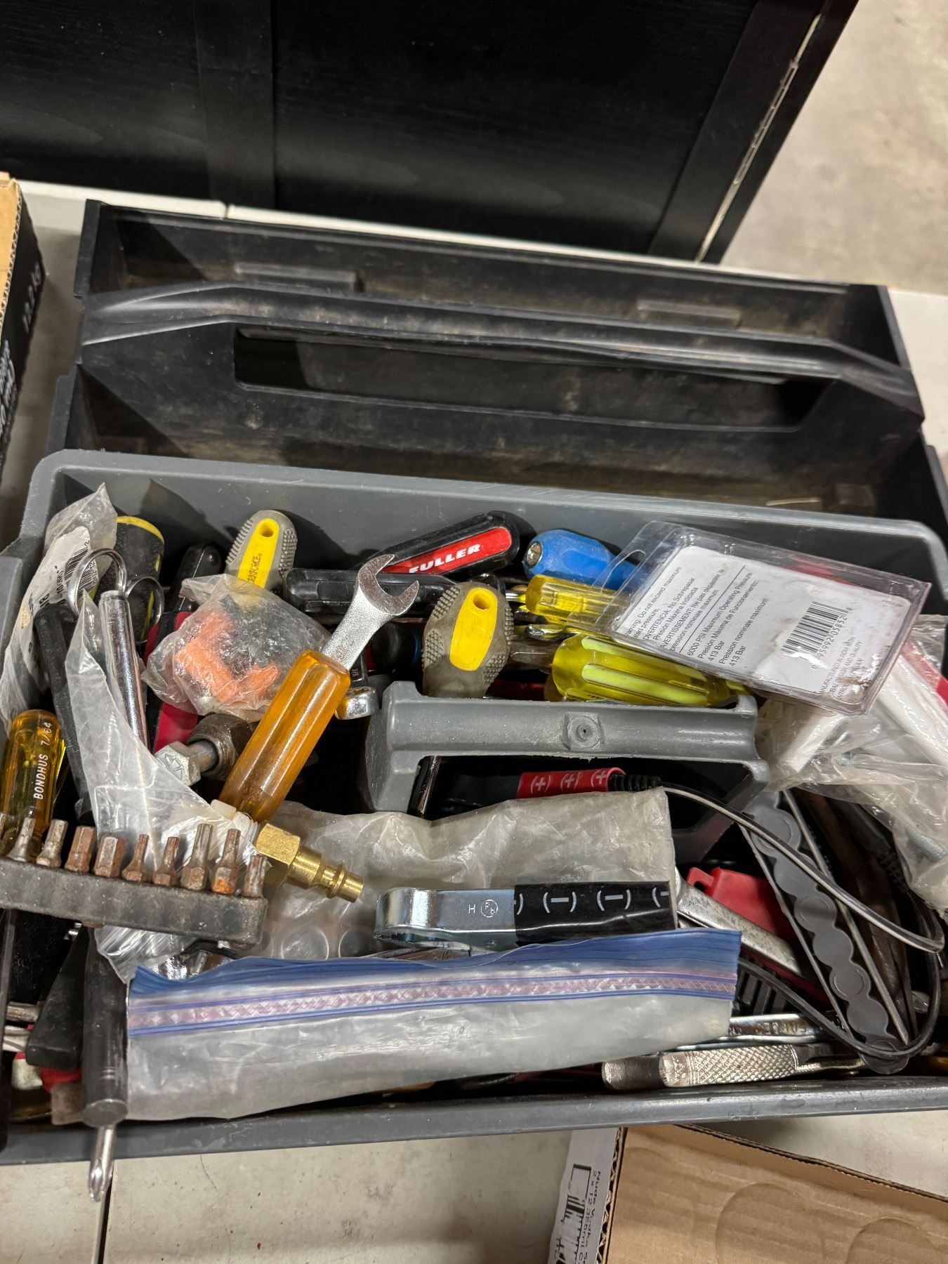 Toolbox and contents