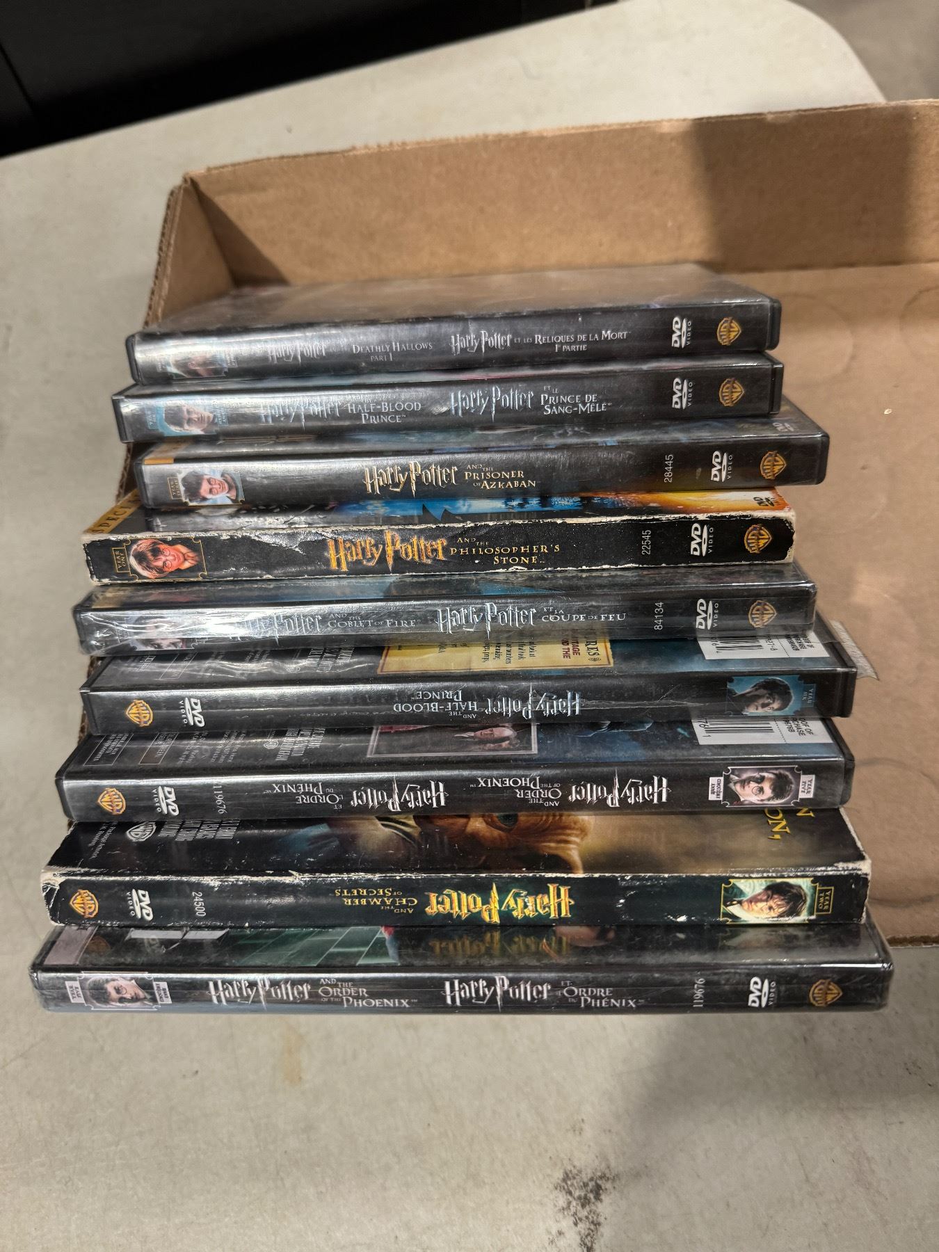 Harry Potter DVDs