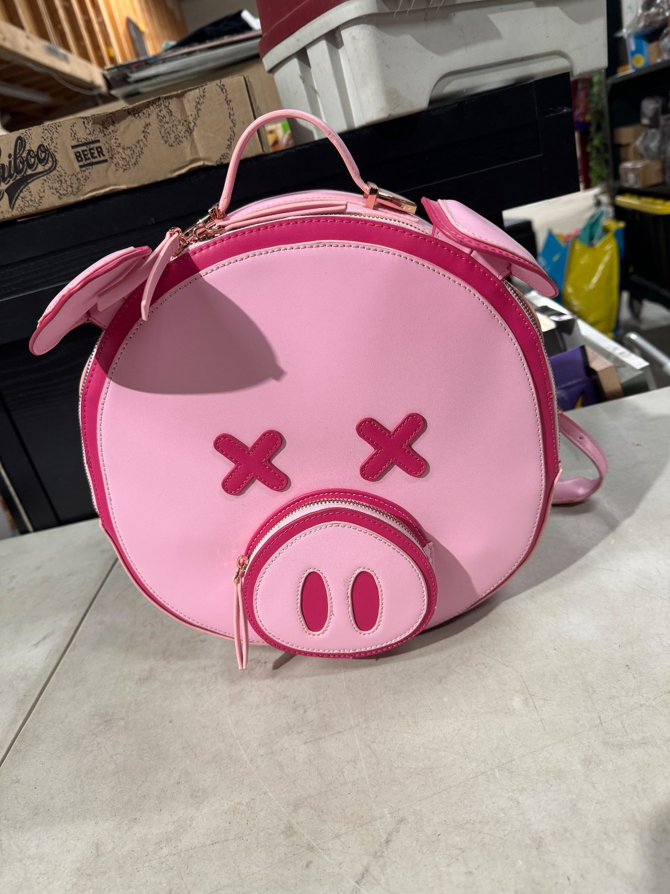 Pig backpack