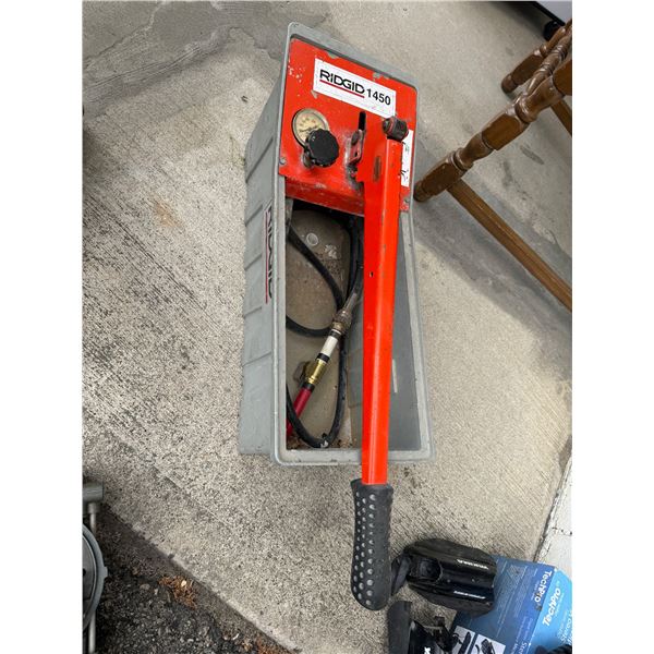 RIDGID 50072 1450 Pressure Test Pump, 50 bar