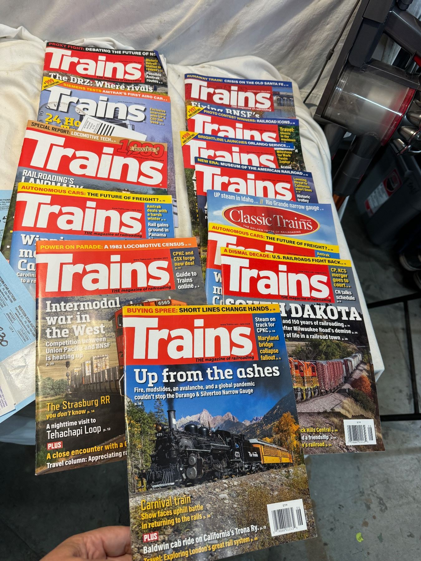 Train magazines