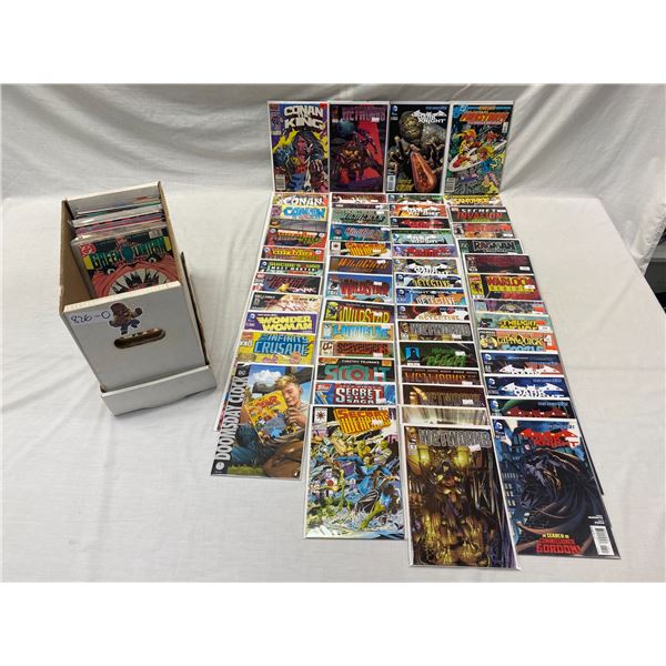 Comic Box Full Of Assorted Vintage Comics