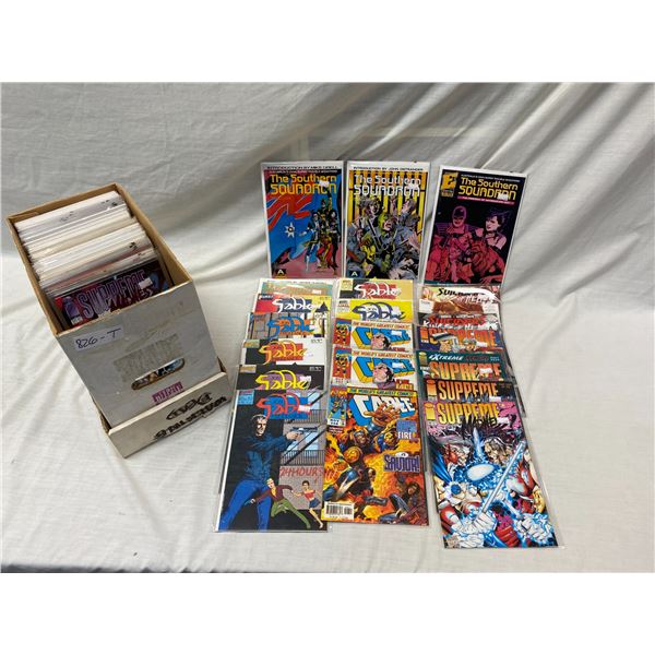 Comic Box Full Of Assorted Vintage Comics