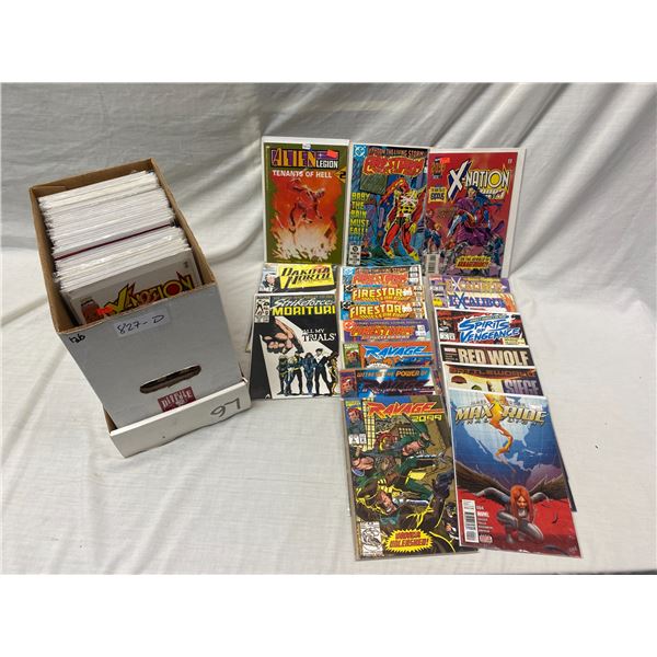 Comic Box Full Of Assorted Vintage Comics