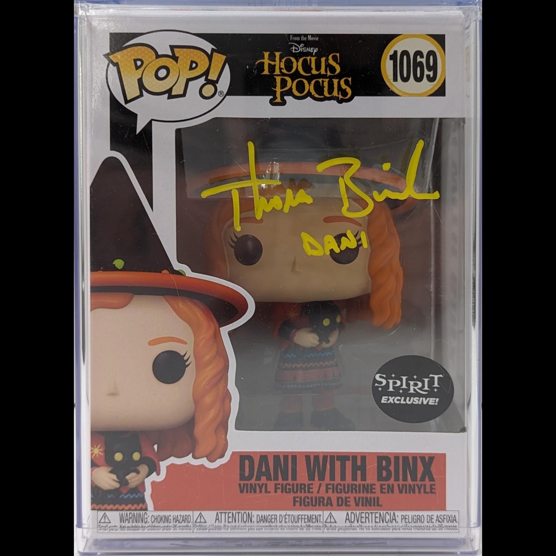 Hocus Pocus Funko Pop #1069 "Dani With Binx", Hand Signed by Dani ...