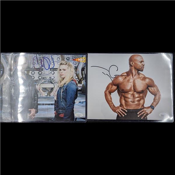 Pair Of Autographs, Terry Crews And Christopher Eccleston In Doctor Who ...