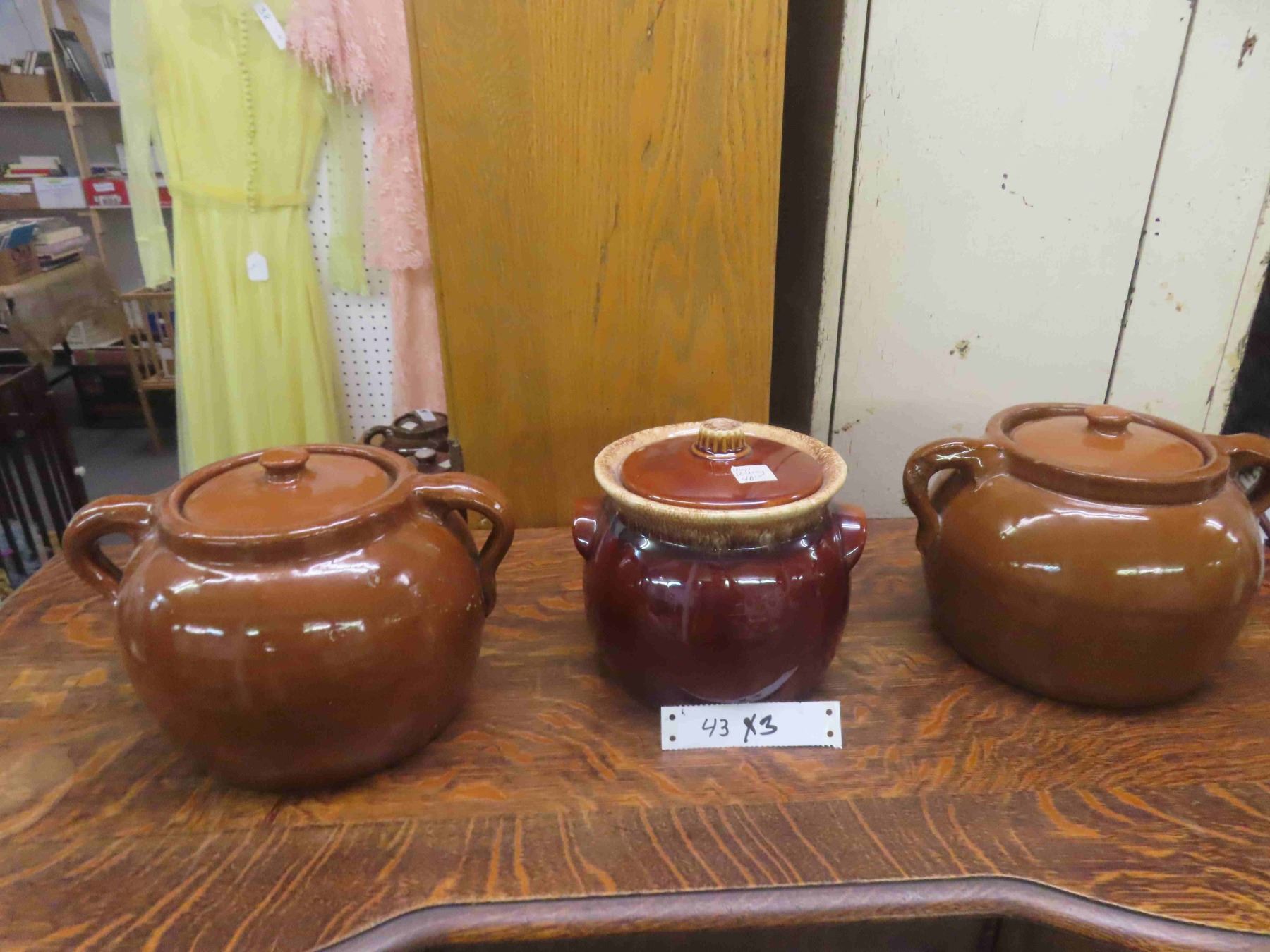 3 Bean Pots