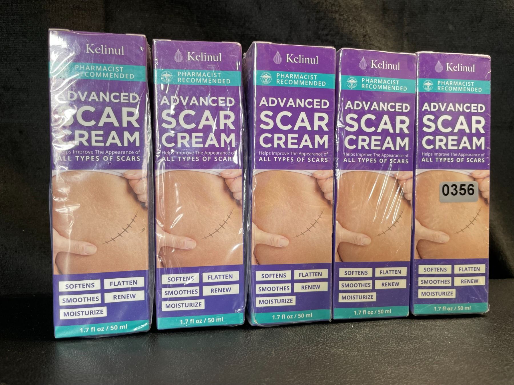 Lot of 5 Kelinul Advanced Scar Creams - Brand New - Helps Improve the ...