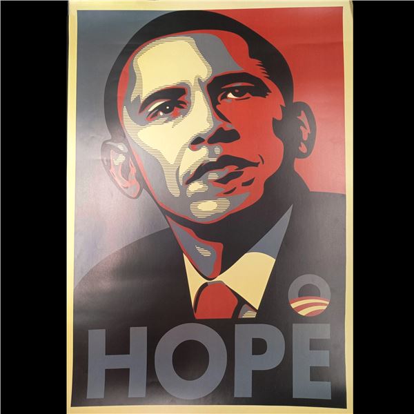 Barack Obama Shepard Fairey "Hope" Campaign Digital Print