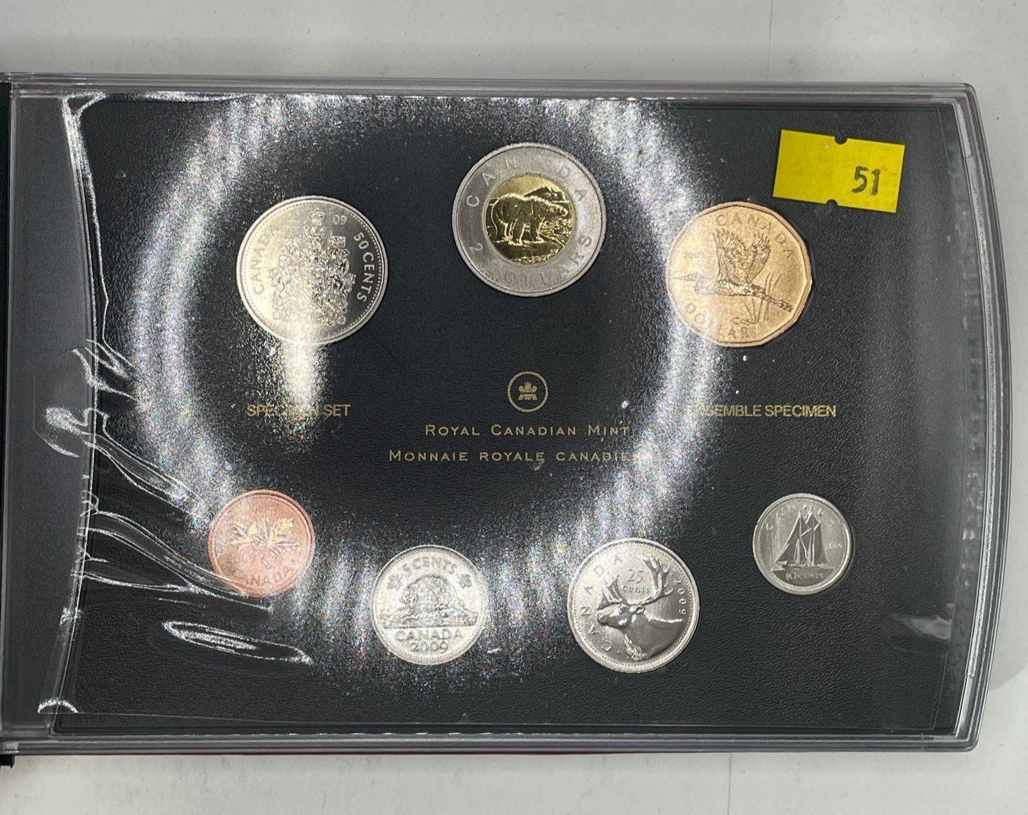 2009 Canadian 7 Coin Specimen Set - Beck Auctions Inc.
