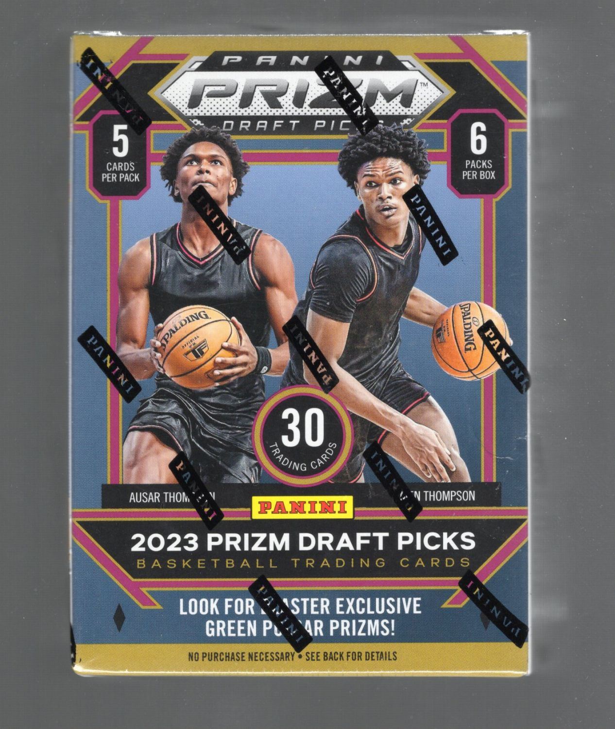 2023 Panini Prizm Draft Picks Basketball Blaster Box - Victor Wembanyama ROOKIE Base, Green Prizm, P