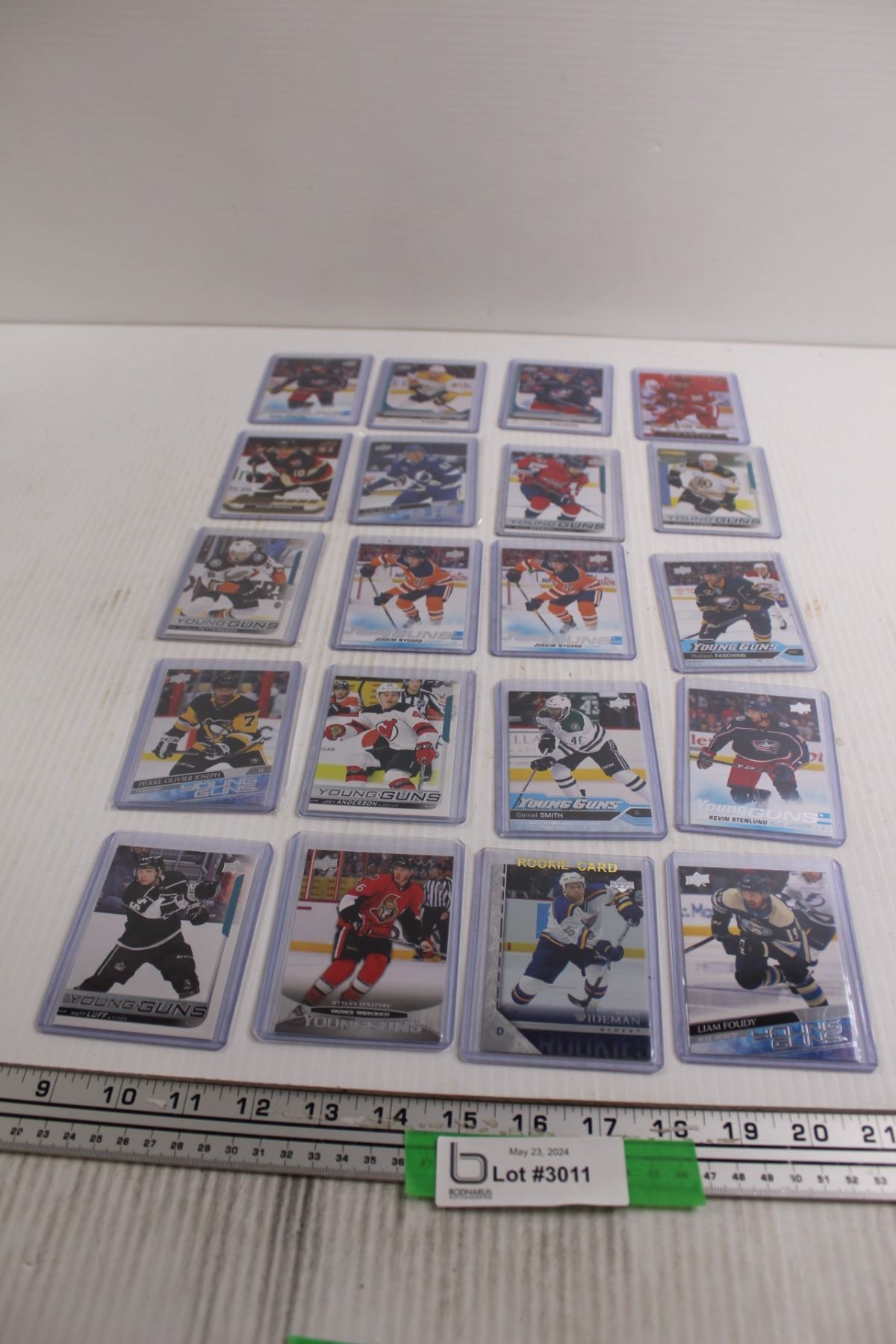 (20) Upper Deck Young Guns Cards - Bodnarus Auctioneering