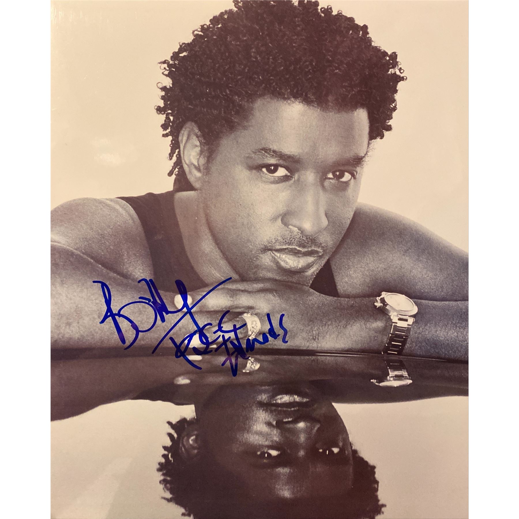 Babyface Kenneth Brian Edmonds signed photo Babyface Kenneth Brian Edmonds signed photo