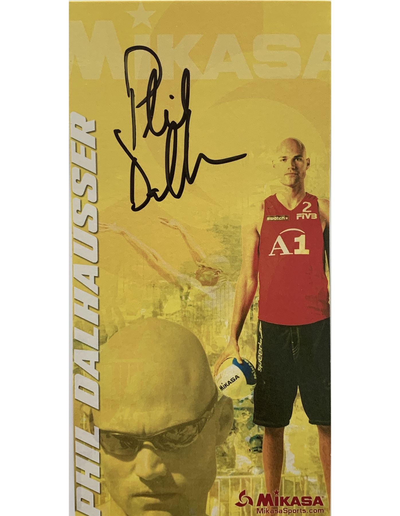 Phil Dalhausser signed card