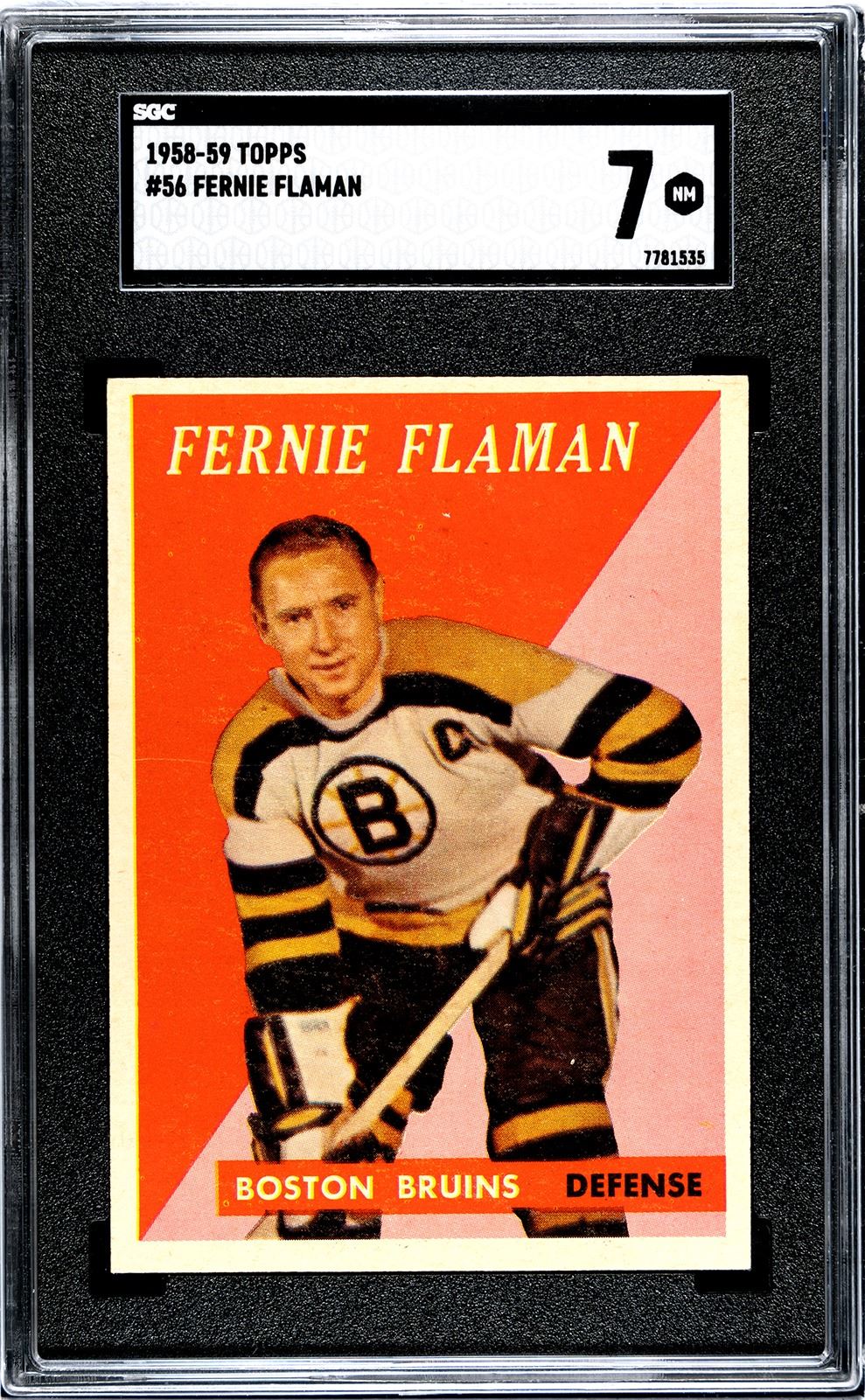 1958-59 Topps #56 Fern Flaman (SGC 7)
