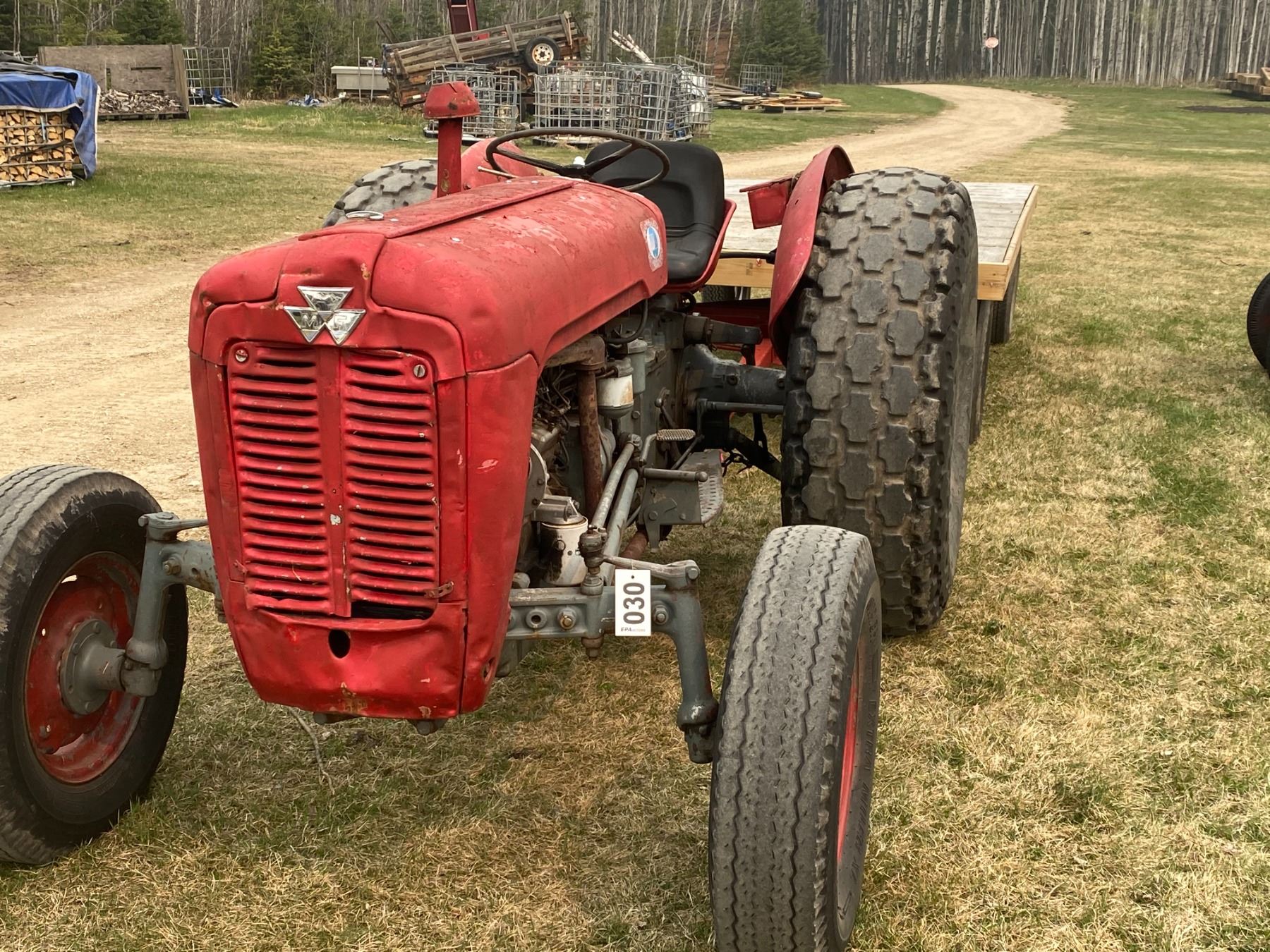 MF 35 Diesel Tractor, New Motor, 3-point Hitch, Hyd., Live PTO, New Rad ...
