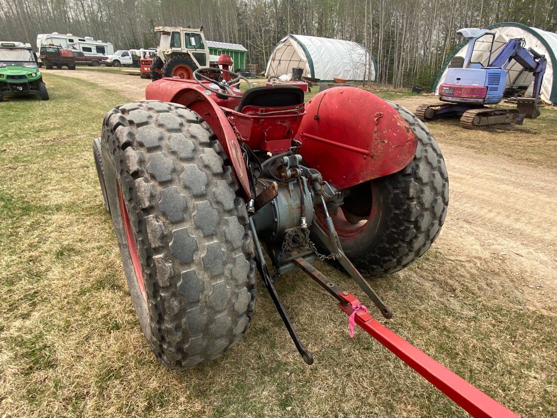 MF 35 Diesel Tractor, New Motor, 3-point Hitch, Hyd., Live PTO, New Rad ...