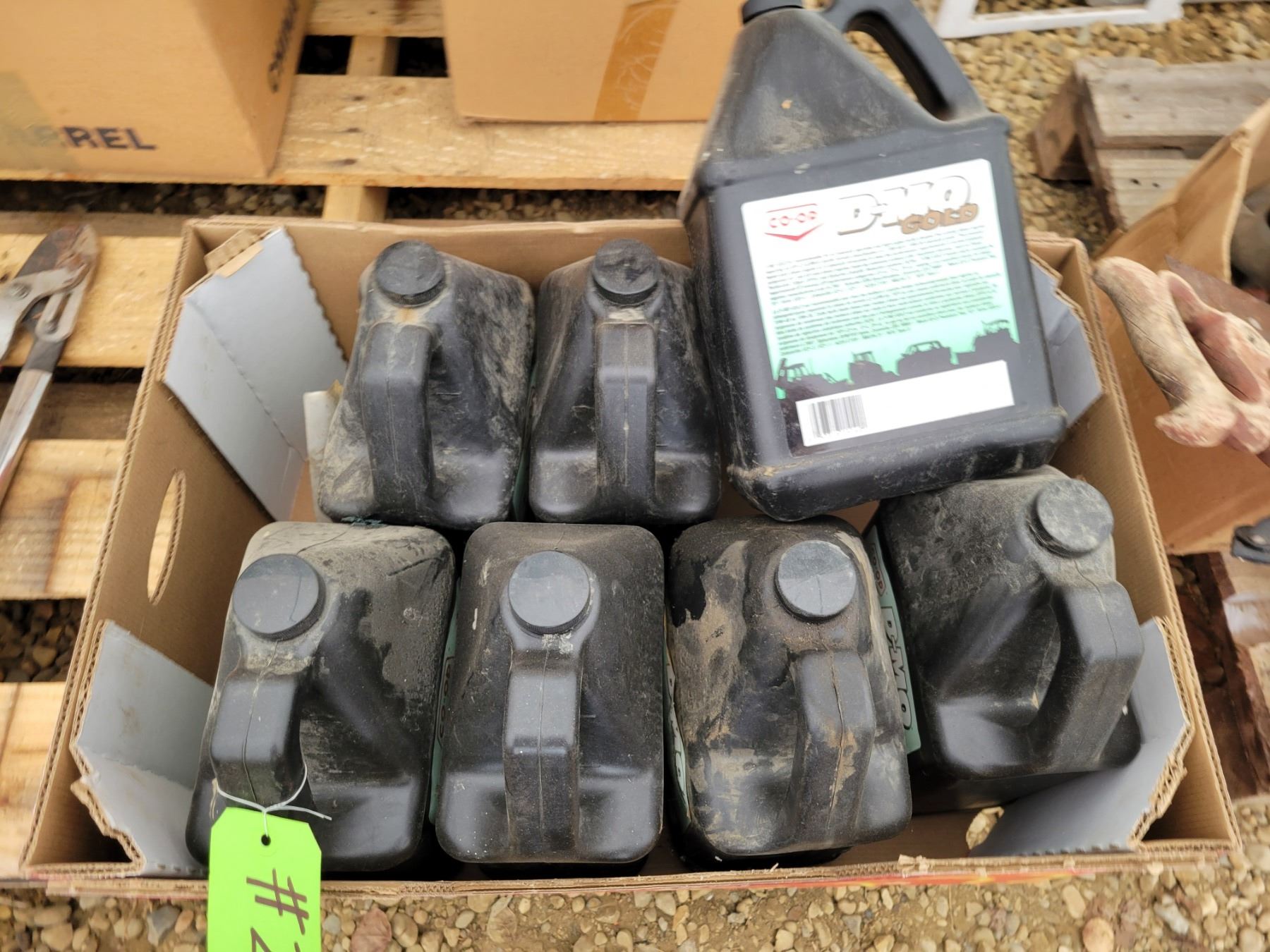 Approx. 8- Jugs of D-MO gold oil (selling all together)