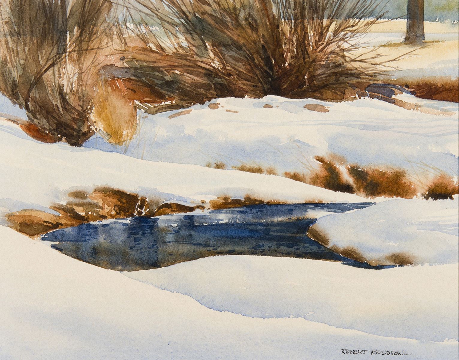 Robert Knudson-A Quiet Place on the Creek