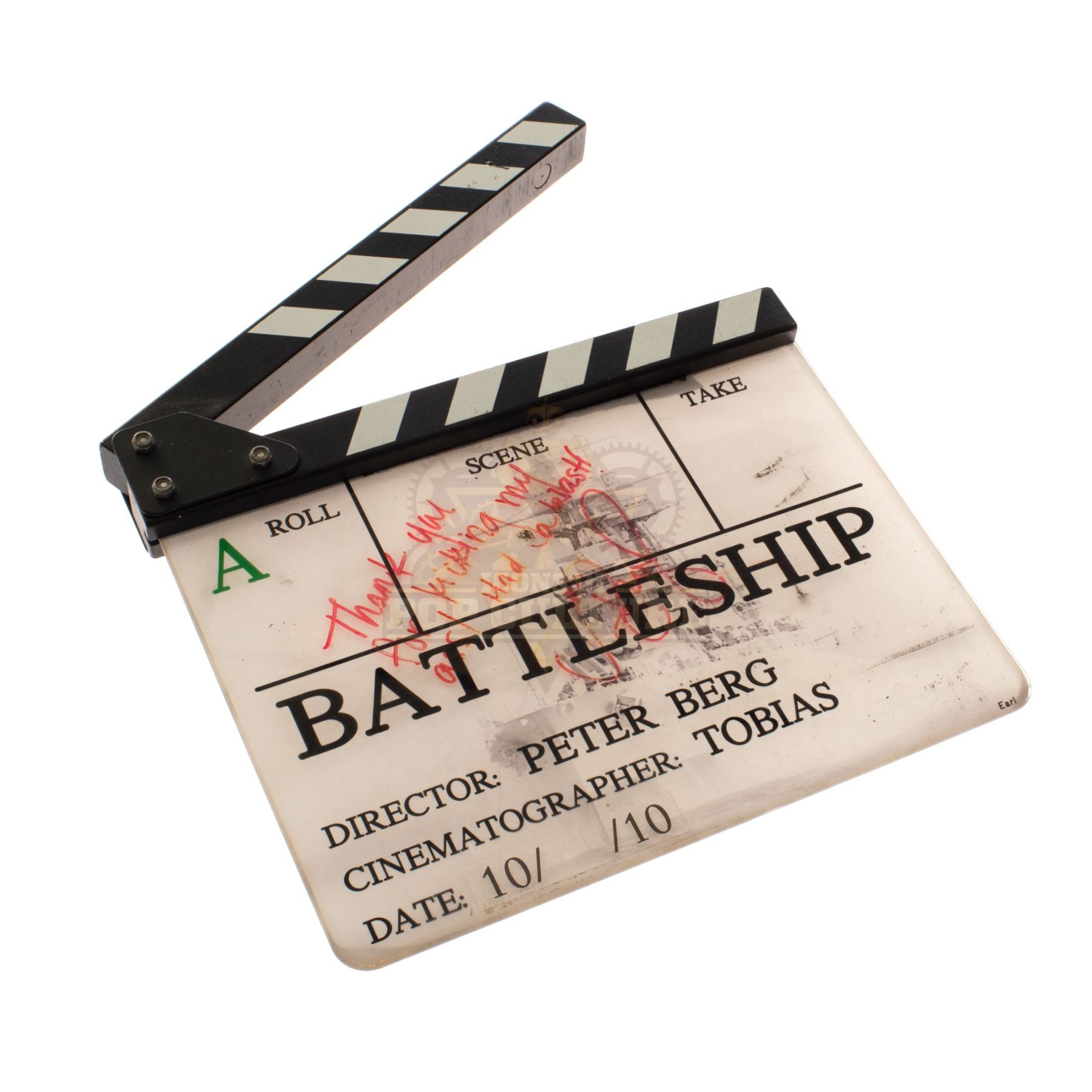 Battleship – Autographed Production Clapper Board - 36-76