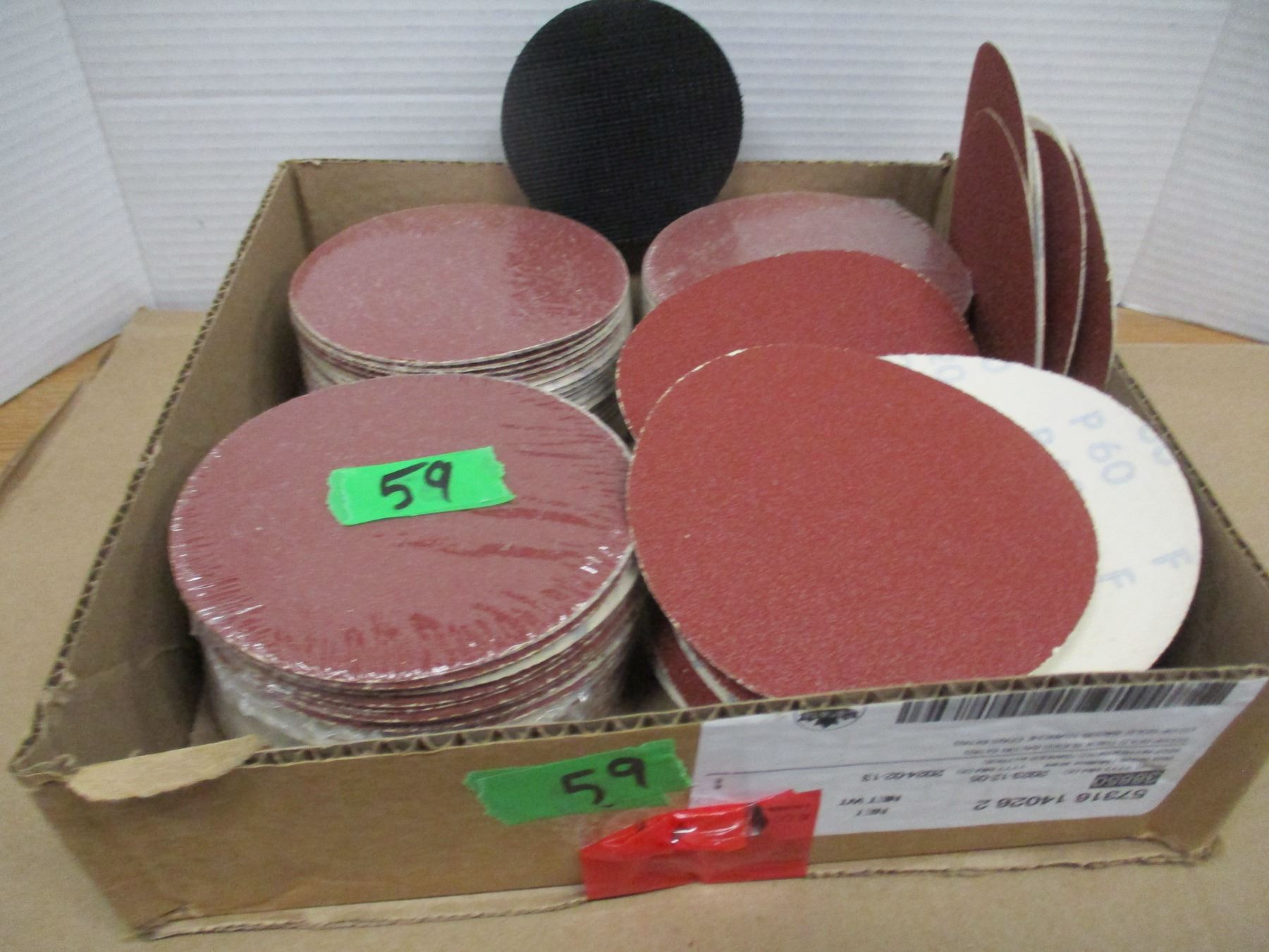 FLAT C/W SANDING DISCS