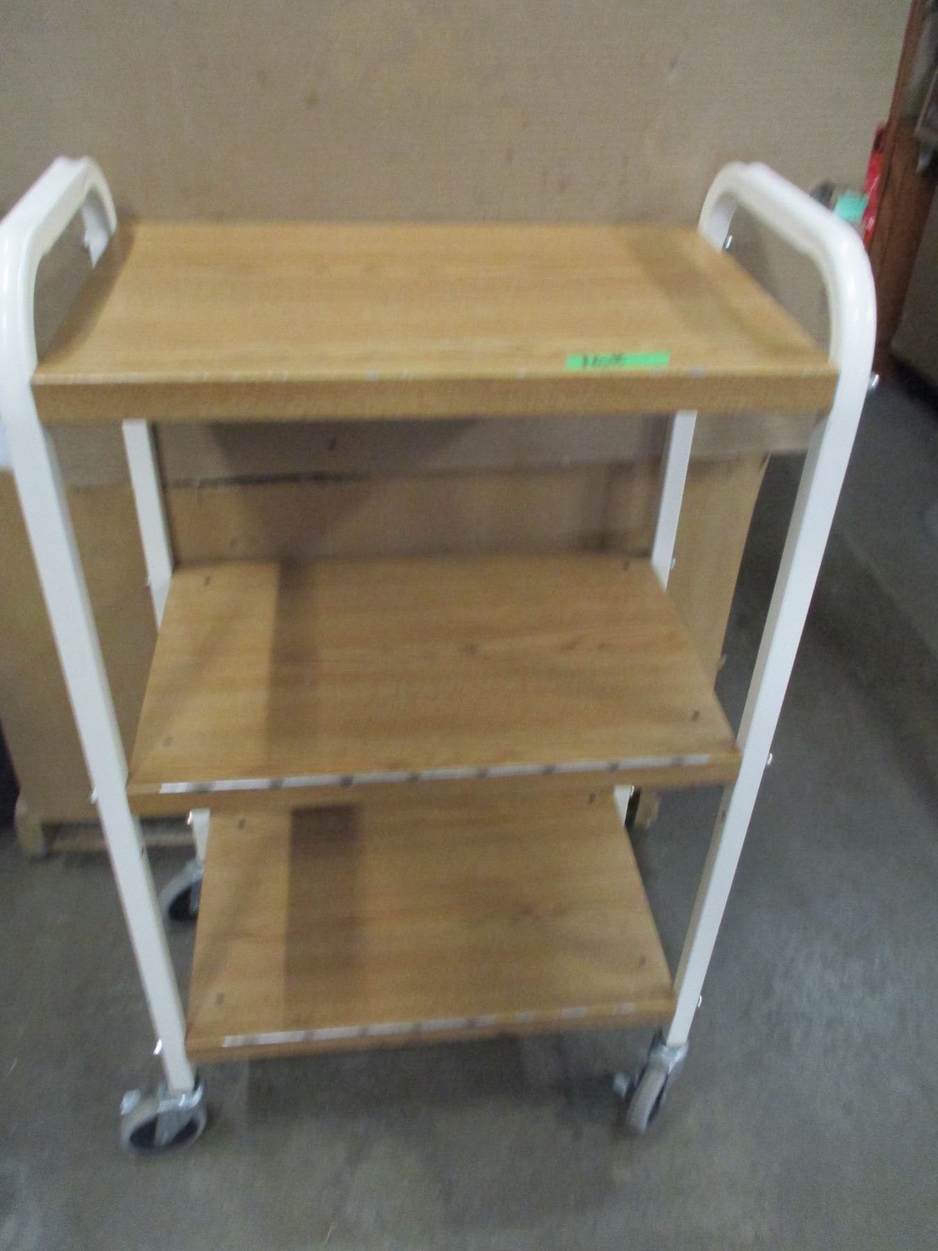 ESTATE: 3 TIER ROLLING SHELF UNIT