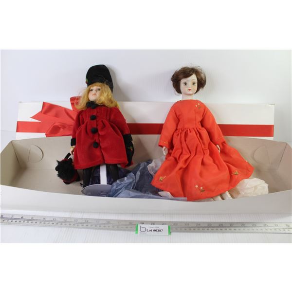 2 Porcelain Dolls Bodnarus Auctioneering