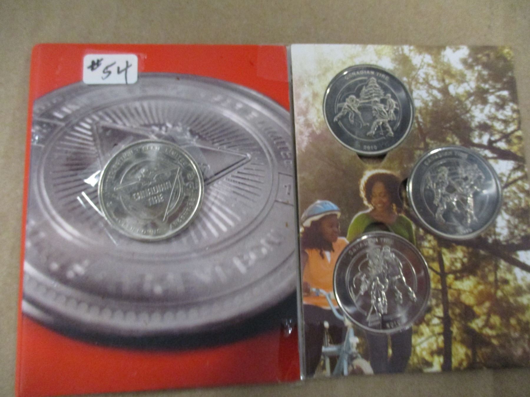 2010 CANADIAN TIRE MINT DOLLAR SET