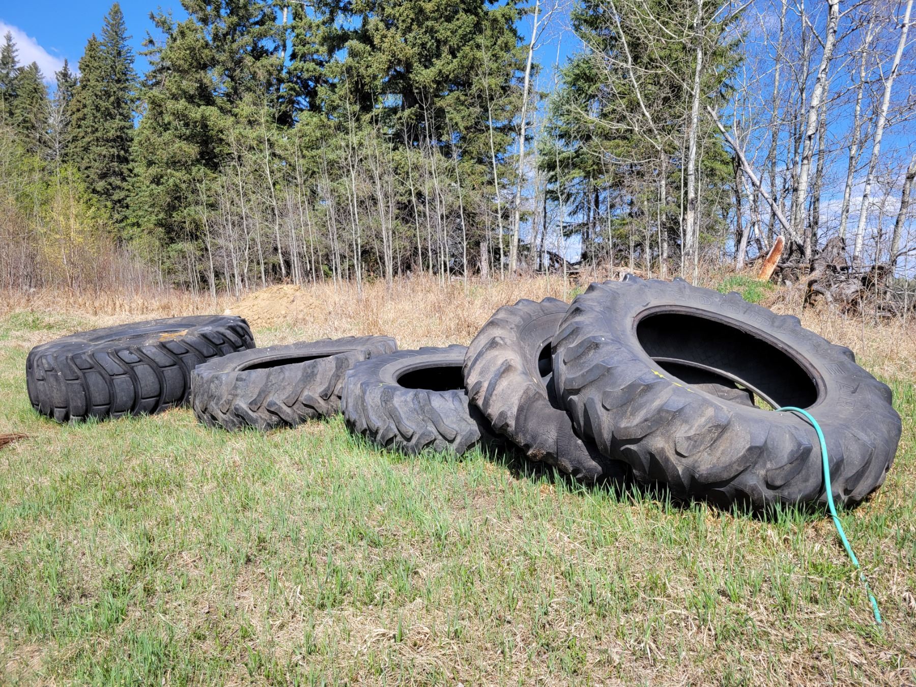 5- Used tractor tires