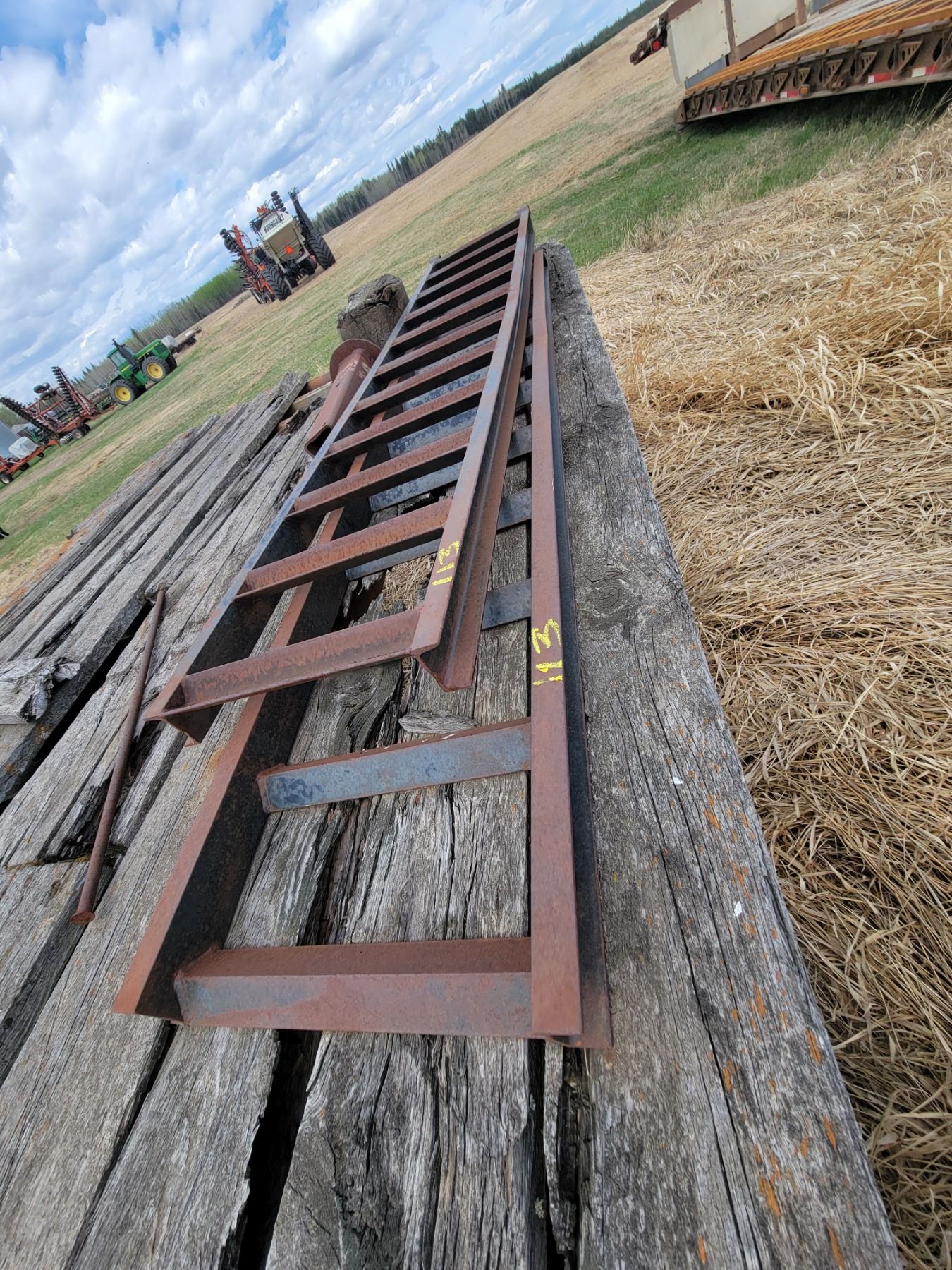 1999 Dyson 38 ft triple axle flat deck G/N trailer, SN ...