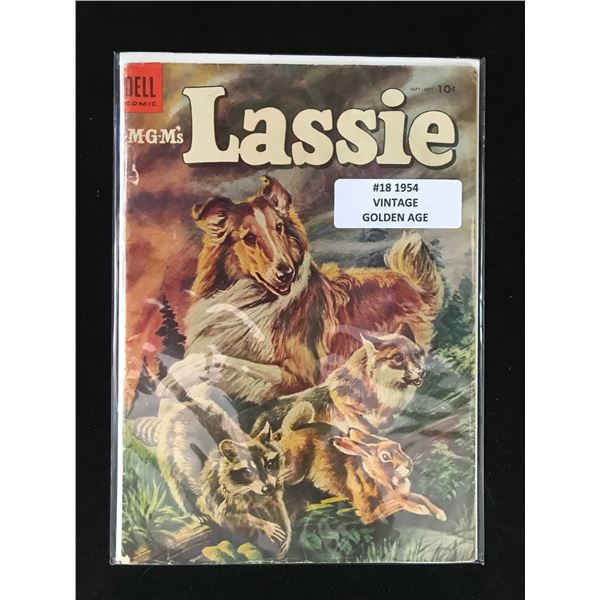Dell Comics No18 Lassie Vintage Golden Age