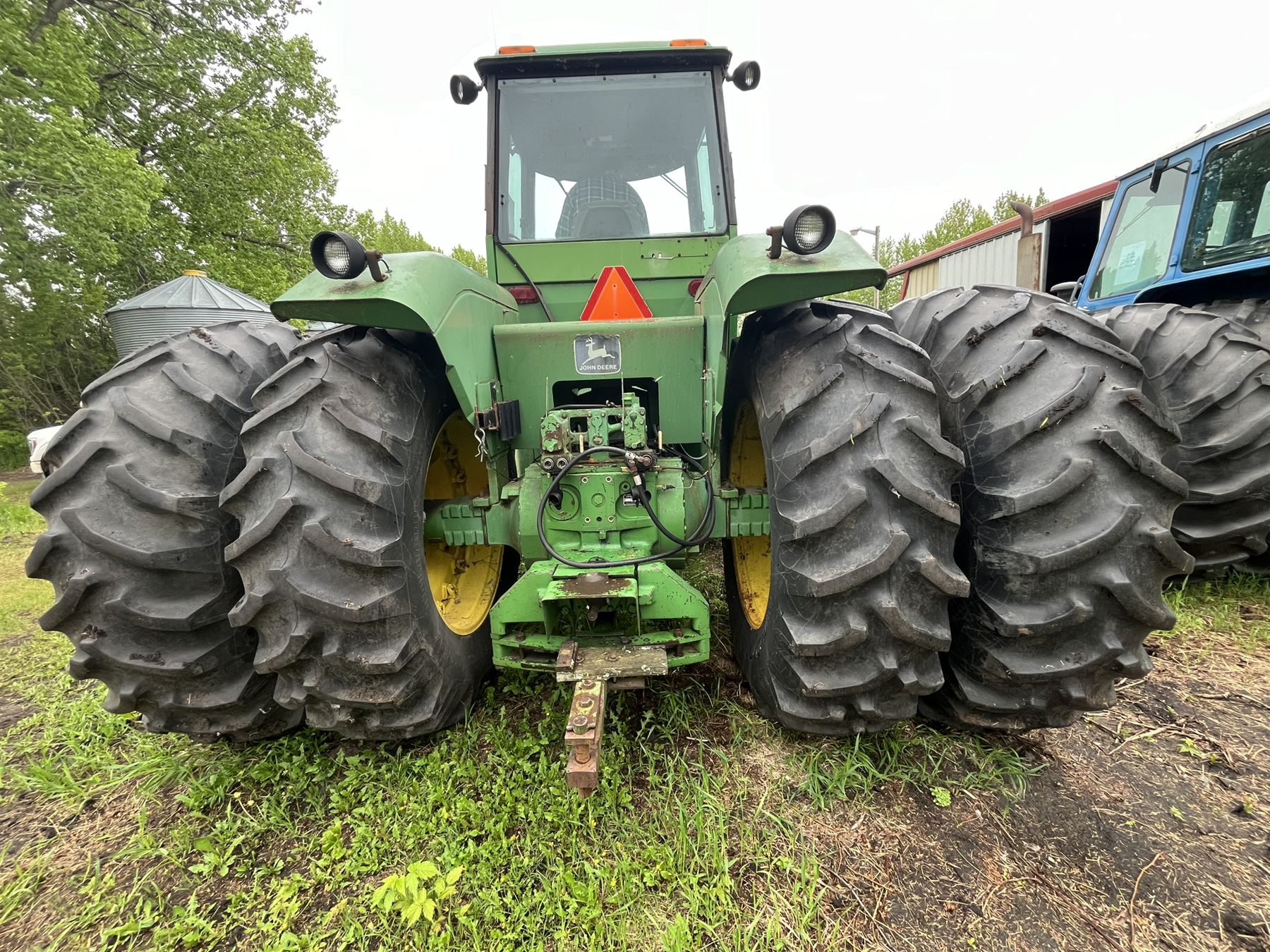 John Deere 8640 Tractor with 12ft Blade, Duals, 2 Hydraulics 1000/540 ...