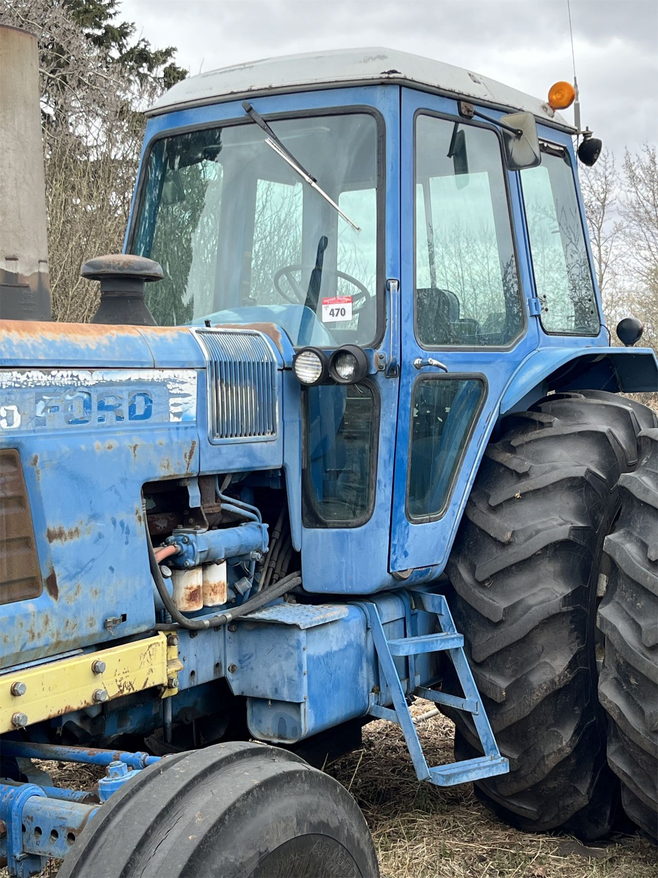 Ford TW30 Tractor with JD 12ft Blade, Duals, PTO, 3 Hydraulics 1000/540 ...