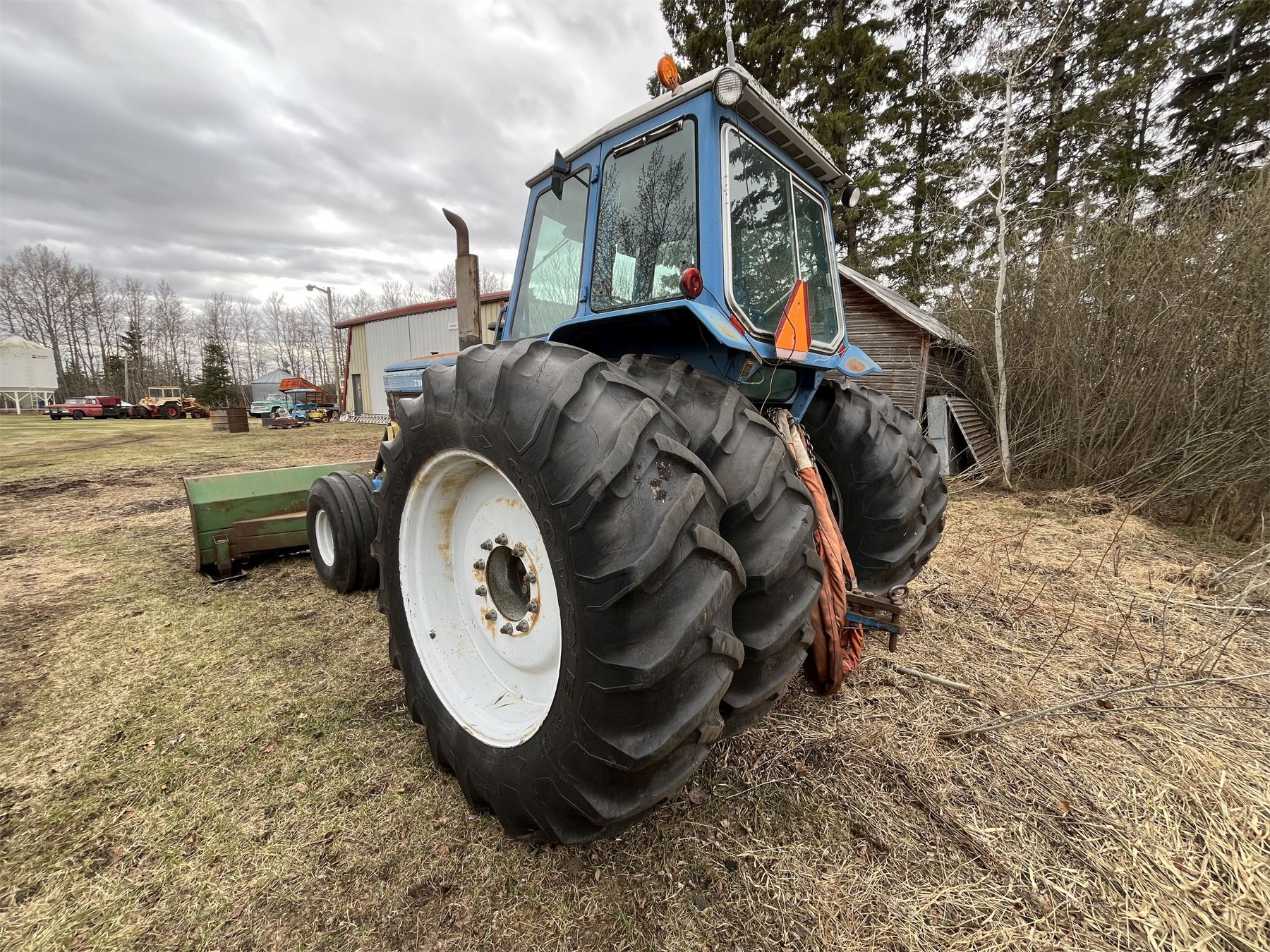 Ford TW30 Tractor with JD 12ft Blade, Duals, PTO, 3 Hydraulics 1000/540 ...