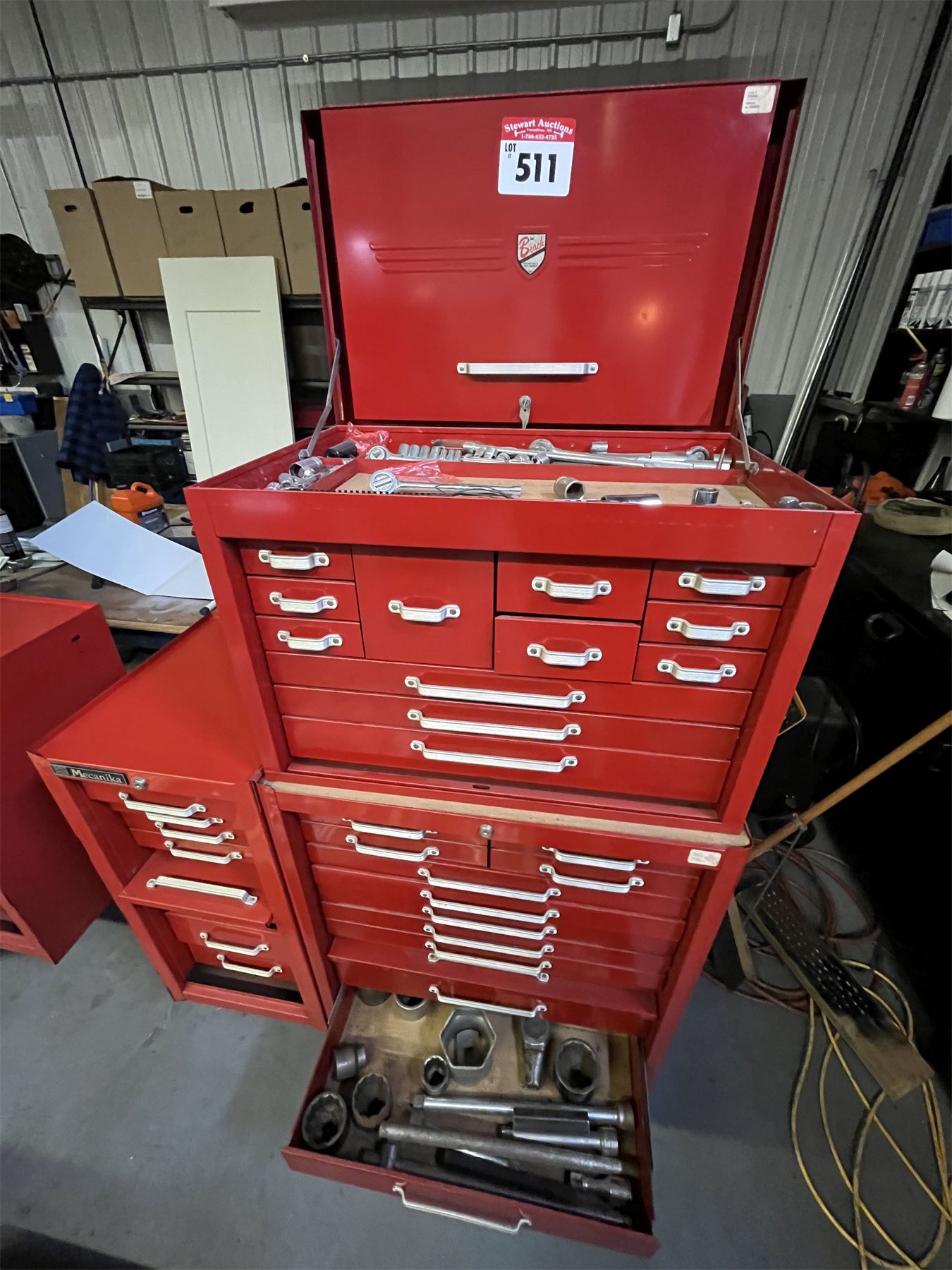 Mecanika Tool Box & Bench Tool Box & Contents