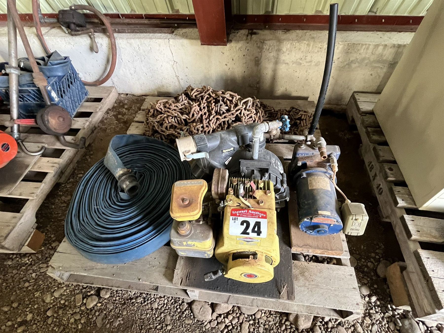 Water Pump, Electric Pump, Hose & Wheel Chains