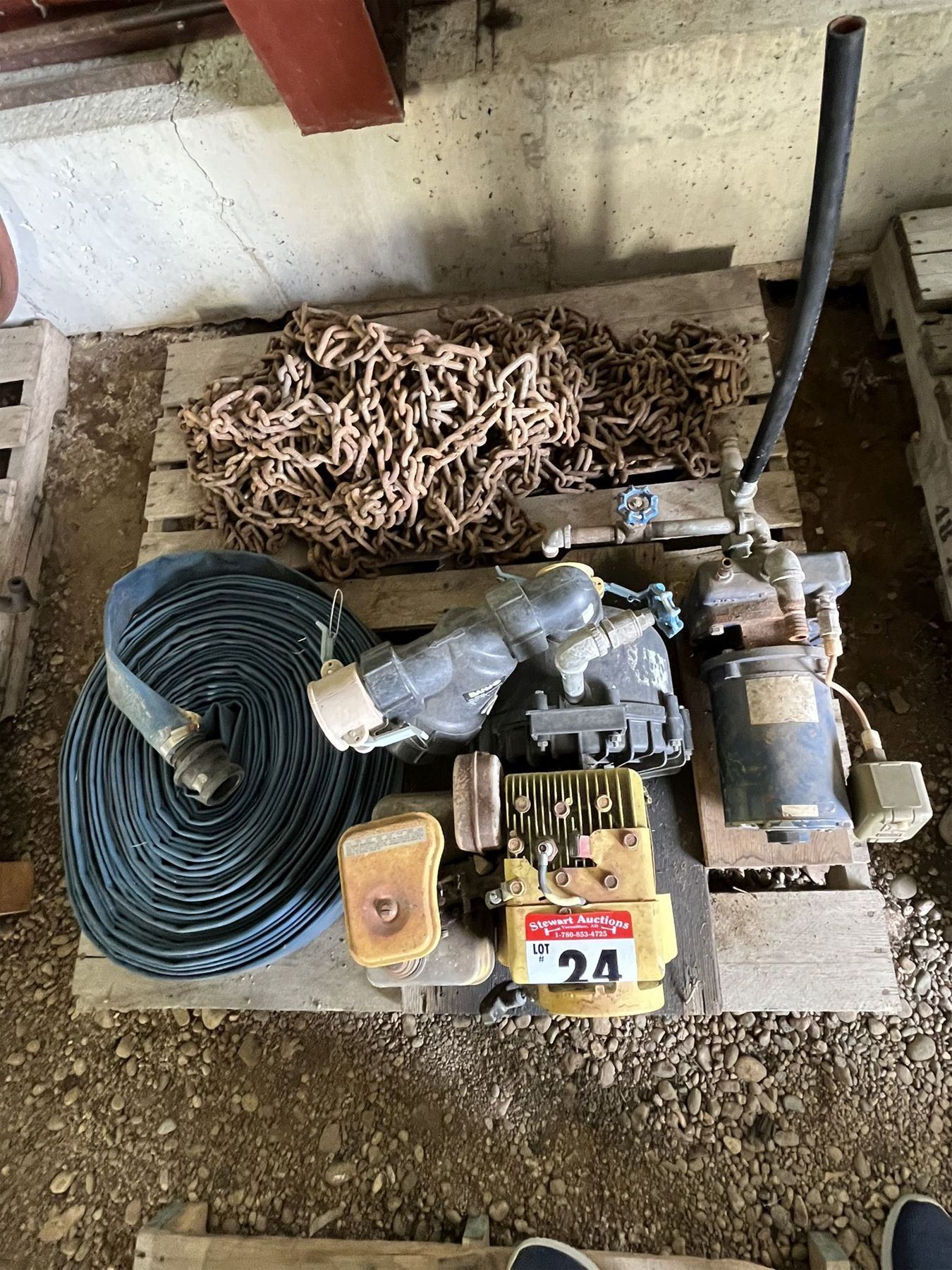 Water Pump, Electric Pump, Hose & Wheel Chains