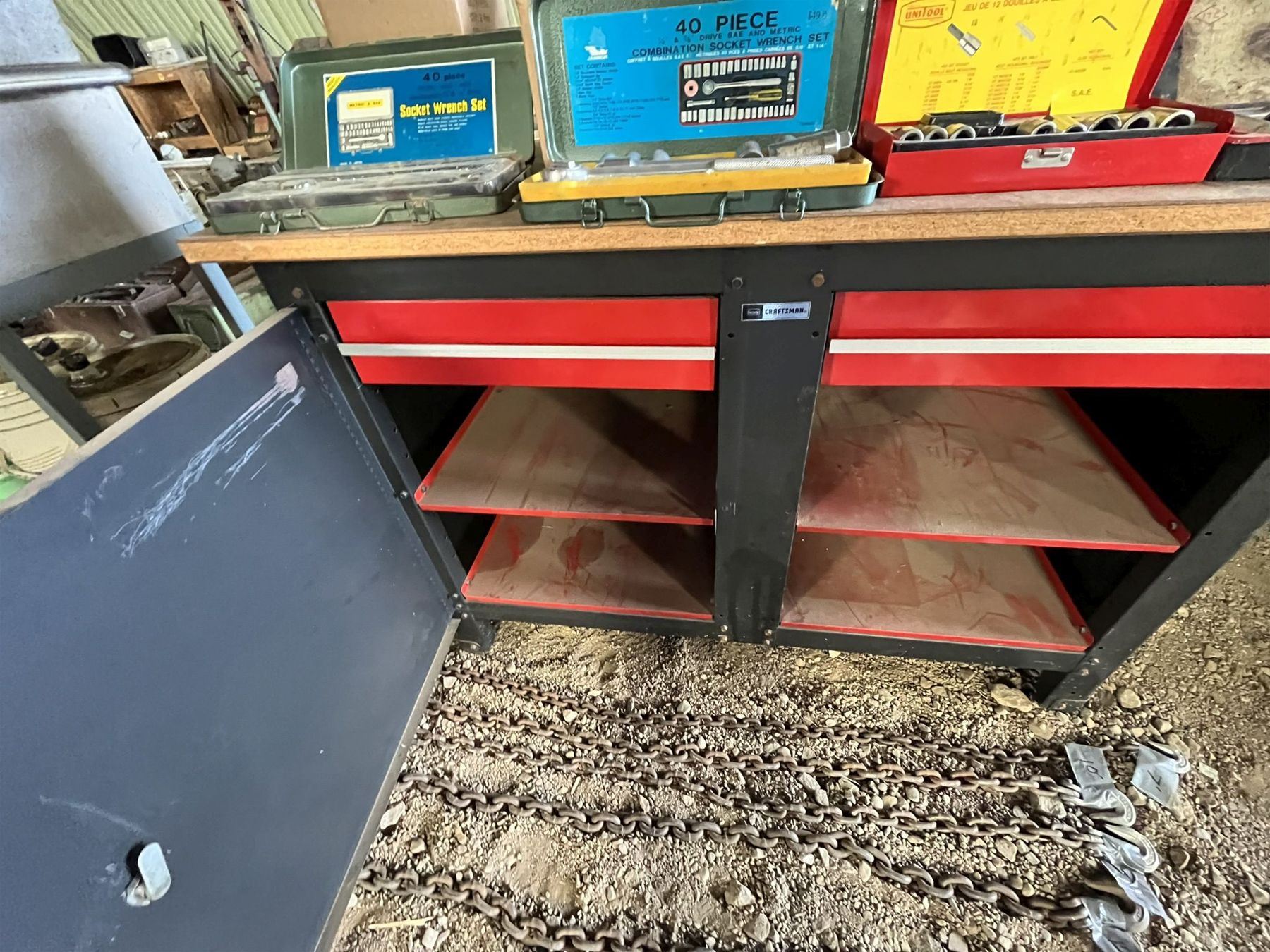 Craftsman Tool Bench, Socket Sets