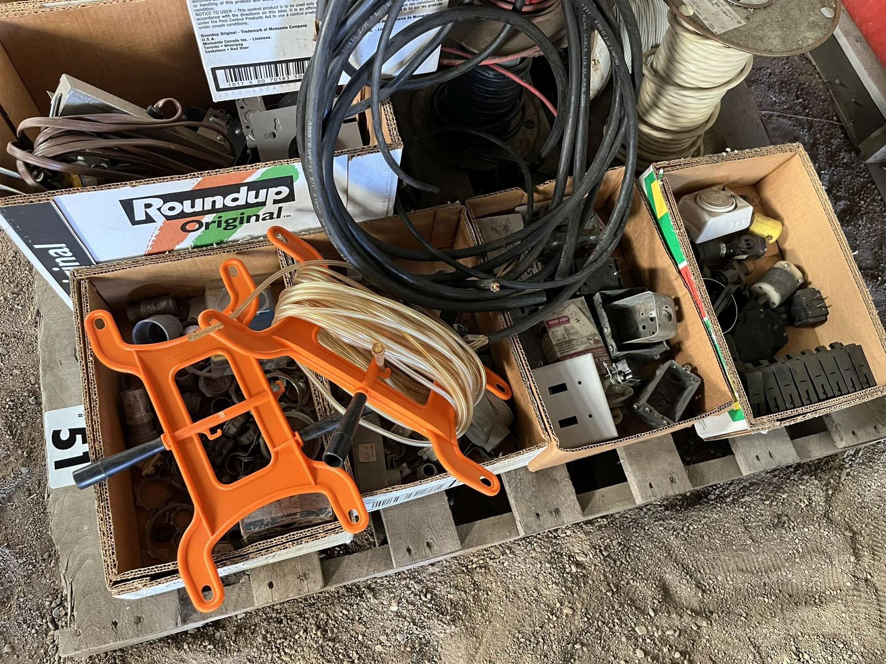 Electric Wire, Electrical Boxes, Cord, Rollers etc