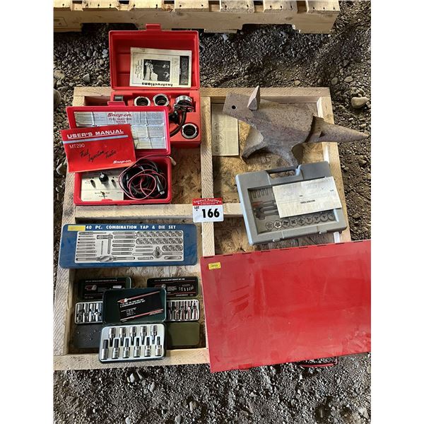 Misc Tap & Die Sets, Sockets Sets, Anvil, Fuel Injector Tester, Snap-On ...