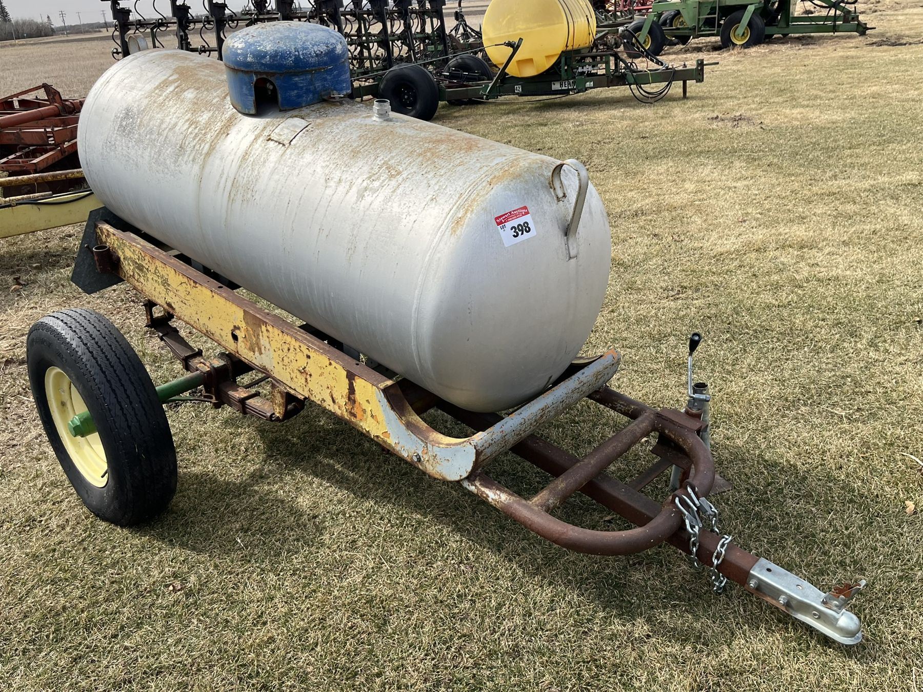 Propane Tank on Trailer