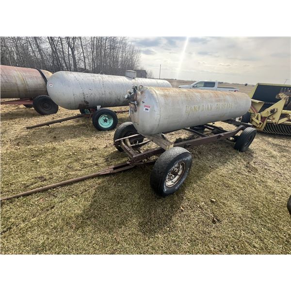 Propane Tank on Trailer