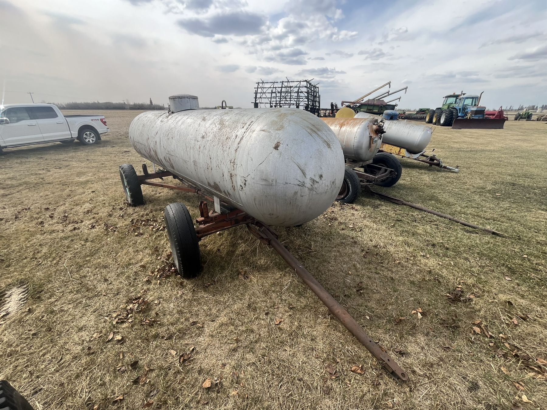 Propane Tank on Trailer