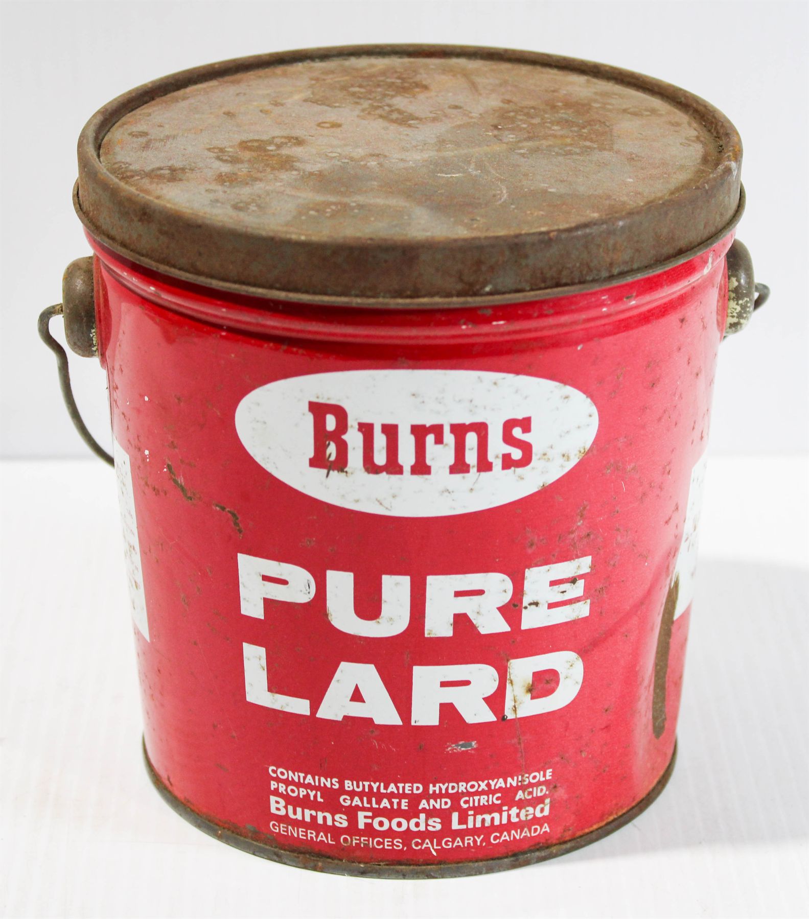 BURNS PURE LARD 3LBS TIN