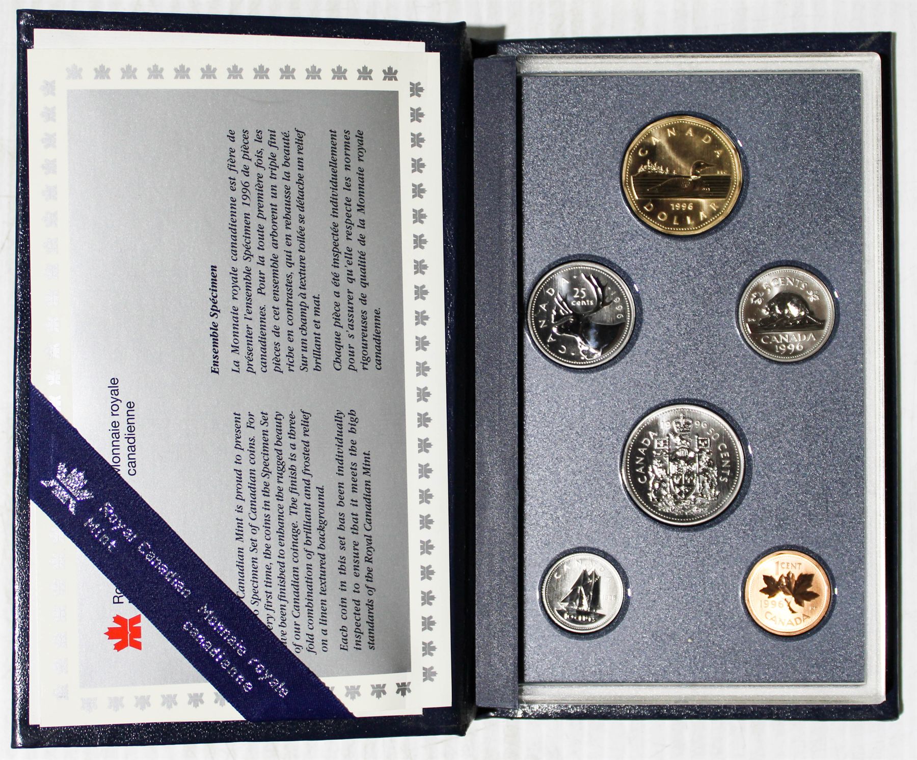 1996 ROYAL CANADIAN MINT PROOF COIN SET