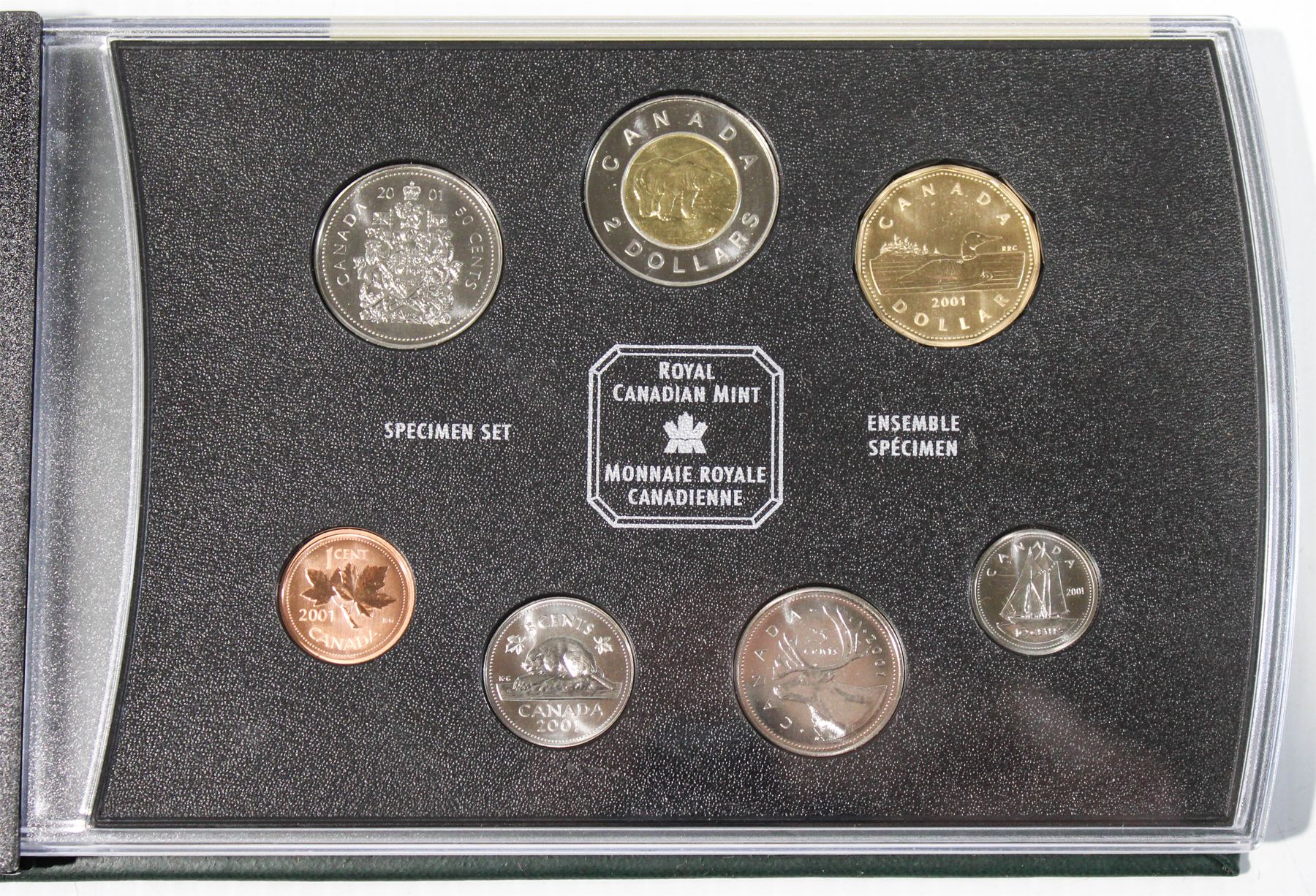 2001 ROYAL CANADIAN MINT PROOF COIN SET