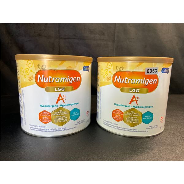 Lot of 2 Tubs of Enfamil Nutramigen LGG A+ Hypoallergenic Baby Formula (561g) - NEW